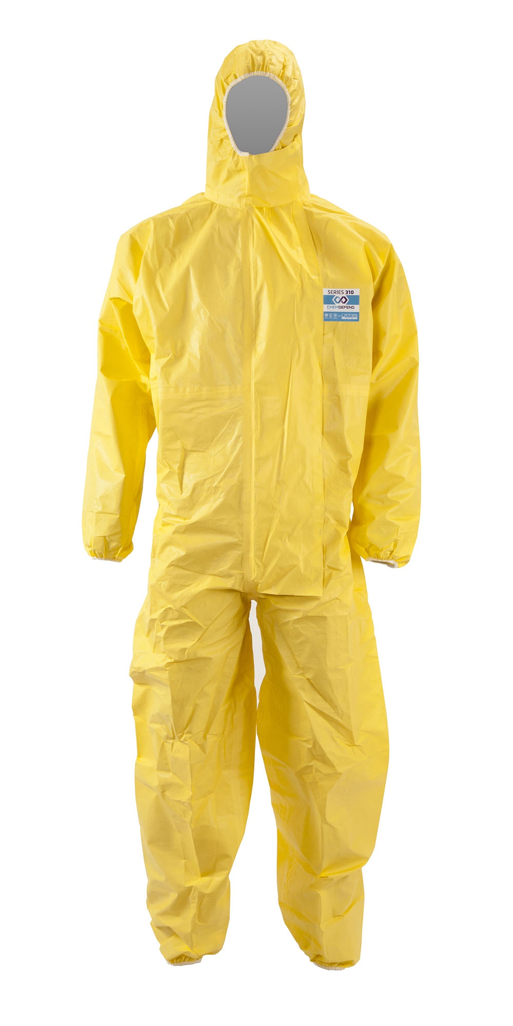 Chemdefend 110 Labojas met rits wit - PlusWerkhandschoenen