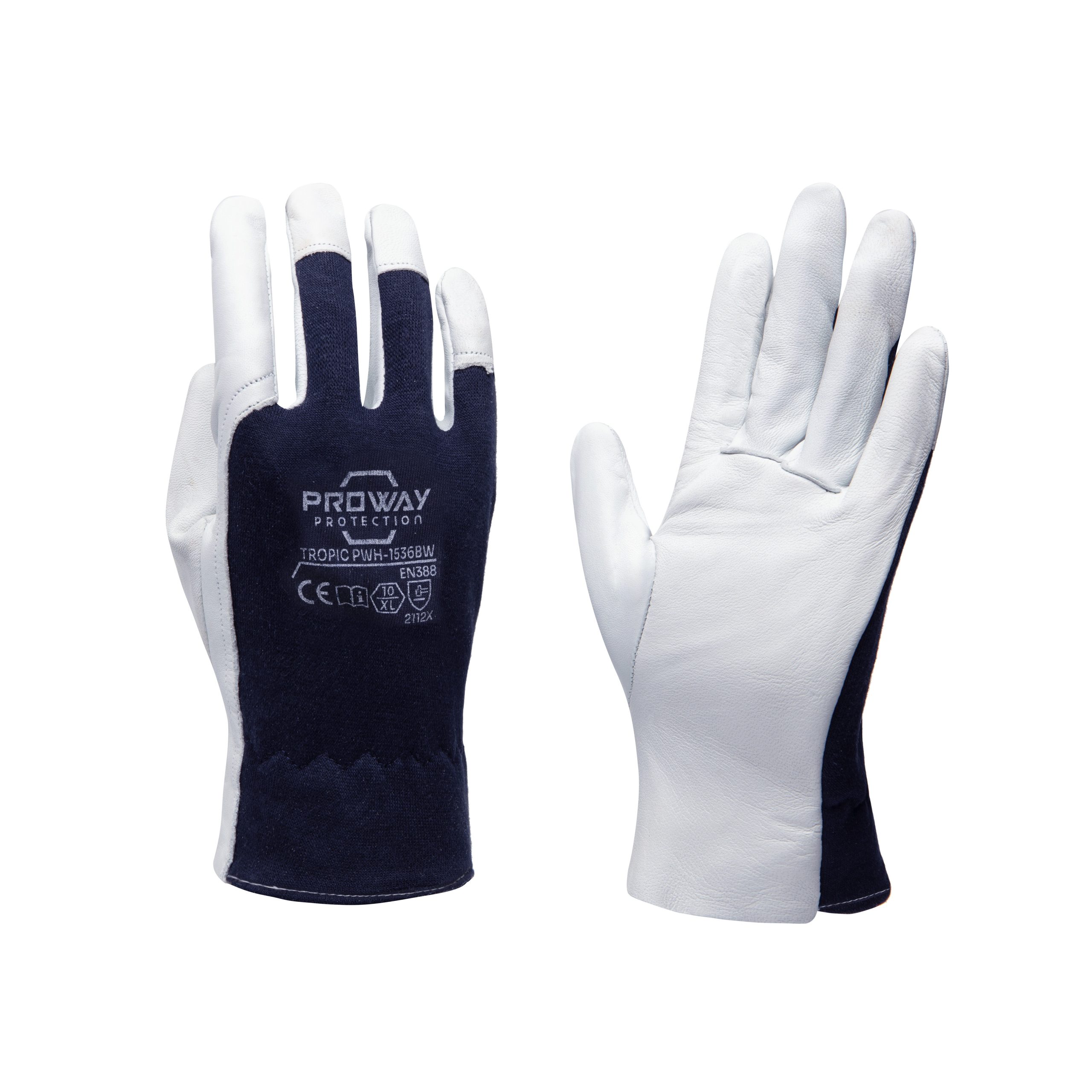 Proway: Tropic PWH-1536BW - Pluswerkhandschoenen.nl