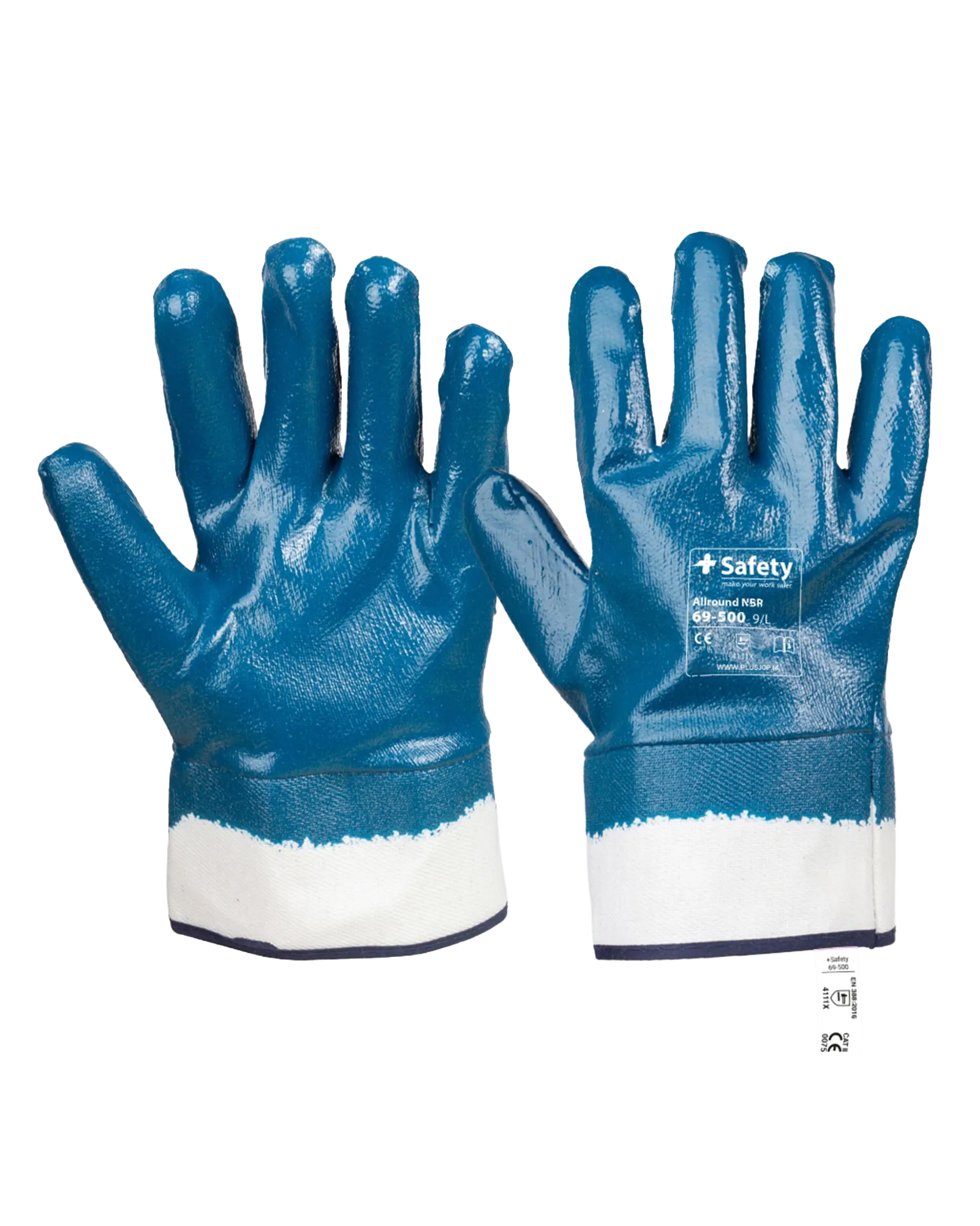 +Safety® 69-500 Allround NBR - Pluswerkhandschoenen.nl